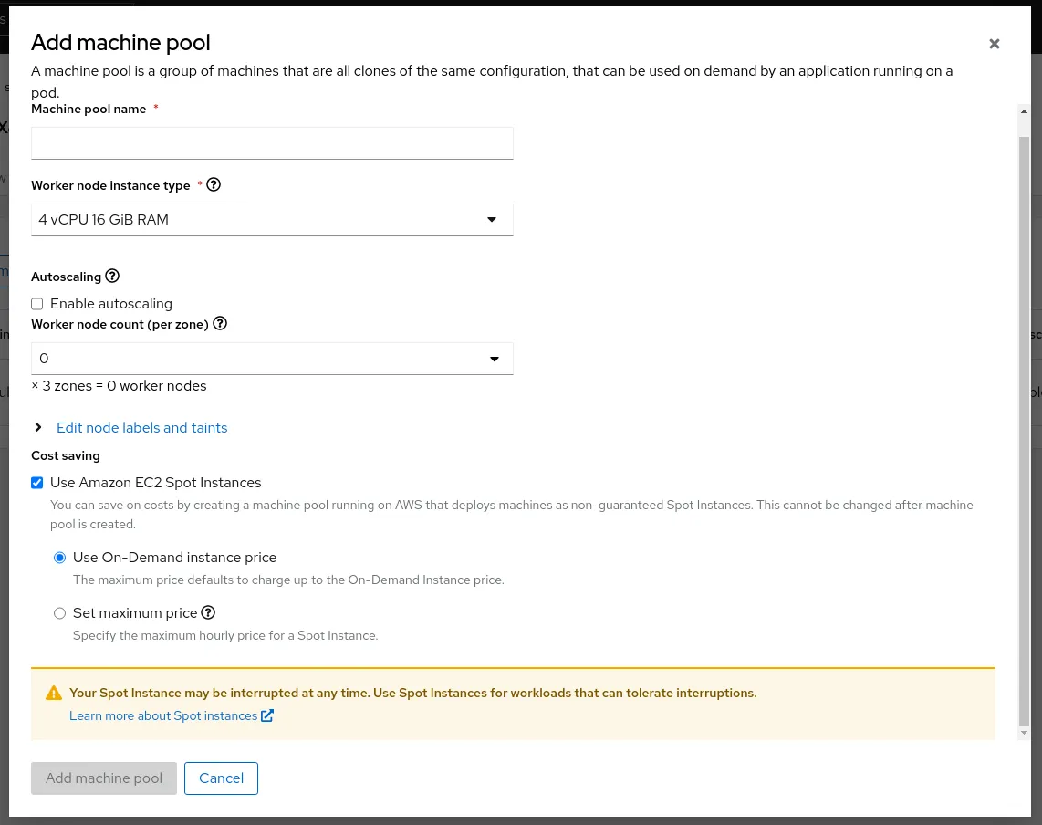 A Guide to Red Hat OpenShift and AWS Spot Instances